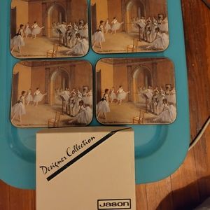 Jason | Other | Vintage Set Of 6 Jason Coasters Degas Ballet | Poshmark